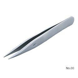 強靭精密ピンセット DURAX No.00 (1本) 先端硬度は通常のSA（耐酸鋼）ピンセットの約3倍（ビッカース硬度600以上）ですので、耐久性に優れています。強靭精密ピンセット DURAX No.00 (1本)。先端硬度は通常のSA（耐...