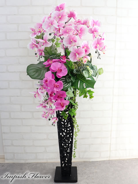 &nbsp; &nbsp; &nbsp; アーティフィシャルフラワー（造花）使用 ■サイズ: 幅:50 奥行:35 高さ:120 (cm) ■主な使用造花： 胡蝶蘭 &nbsp; &nbsp; ギフト対応 &nbsp; &nbsp; →その...