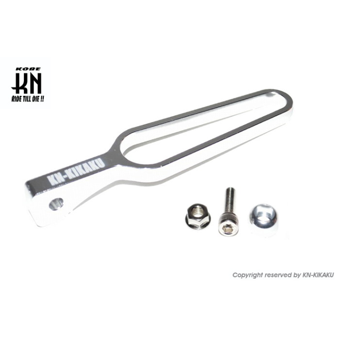 【商品説明】■汎用ワイヤーホルダー【特徴】■KNロゴ入り■アルミ製【サイズ】■ボルト穴:7mm■全長:127mm■穴の長さ(縦):85mm■穴の最大幅(横):19mm【適合車種】■汎用【注意】※適合車種以外への流用データはございません。 A...