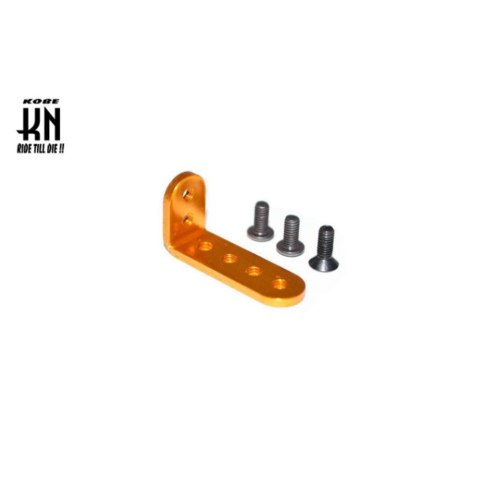 【商品説明】■汎用L字ステー【ロング】【特徴】■表面はアルマイト仕上げのアルミ製です。■M3ネジを使用のため荷台等また重量物に対しては使用はできません。■カウルひび割れ等、小物などドレスUP等にご使用ください。■ネジ穴が切ってあります。【ス...