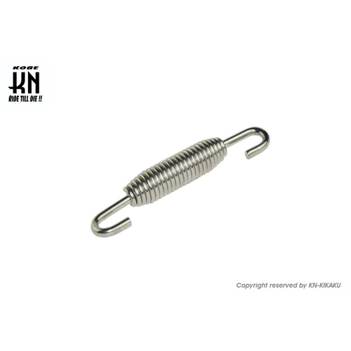 【商品説明】■サイレンサースプリング【汎用】【特徴】■汎用のサイレンサー用スプリングです。■フック部がスプリング部と別体で回転します。■振動に強く、破断しにくい構造です。【サイズ】■全長:60mm■太さ:9.5mm■線径1.8mm【適合車種...