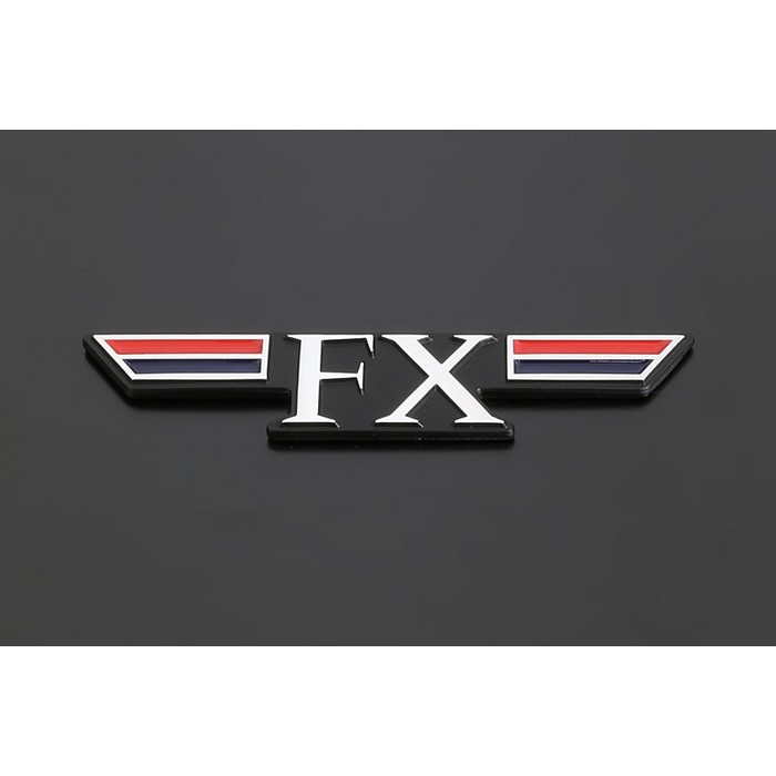【適合車種】KawasakiZ750FX (D2) 79Z750FX (D3) 80【商品説明】Z750FX-1型用サイドカバーエンブレム。固定方法は両面テープ式です。”FX”のアンダーエンブレムはZ400FXでもご使用いただけます。左右共...