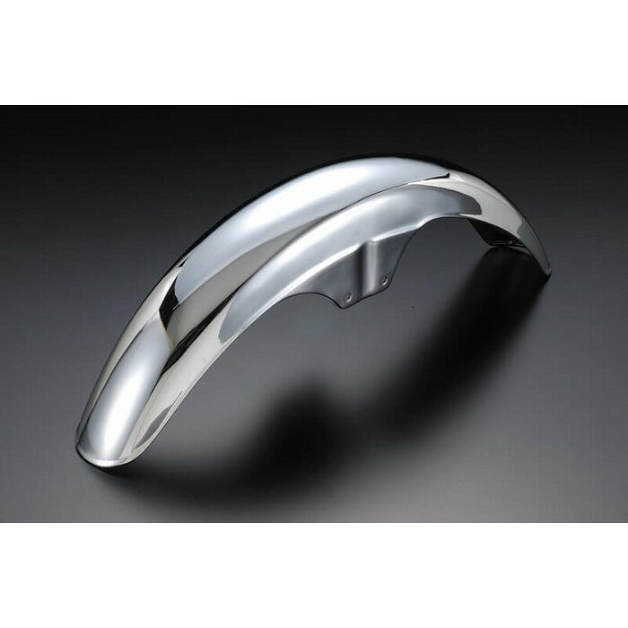 【適合車種】KawasakiZ1 72-75Z2 73-75【商品説明】光輝くクロームメッキのフロントフェンダーは、車体全体の美しさをより引き立ててくれます。スタンダードフォルムにこだわる19インチユーザーにとっての必須パーツです。【対応純...