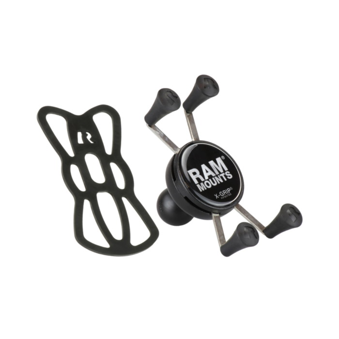 【商品説明】RAM MOUNTS(ラムマウント)を代表するスプリング式スマホホルダー「X-Grip」は、スマホケース付きの端末でもしっかりとホールドする特徴的なXデザインを採用しています。ホルダー本体は屋外での使用にも耐える高強度複合材とス...