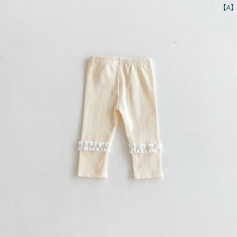 2個セット・カテゴリ: ベビーパンツ・対象性別: 女の子・対象年齢: 新生児（0〜1歳）・スタイル: 韓国風・丈: ロング丈・ウエスト: ミドル丈・ウエスト開閉: ゴム・主な素材: 綿93%、ポリウレタン7%・加工: 柔軟加工・柄: 無地・...