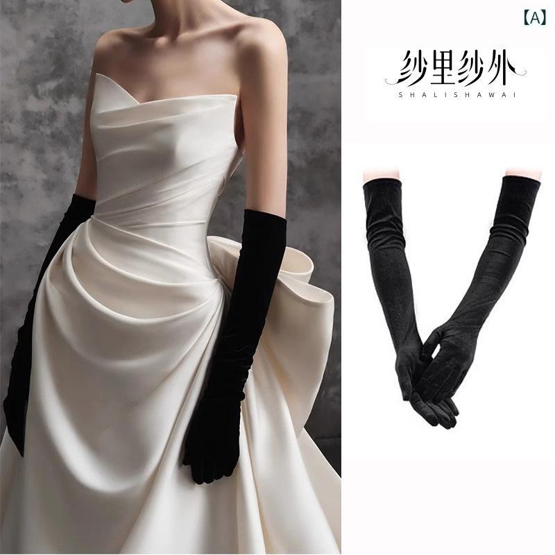 ・性別: 女性・機能: 装飾・カラー: ブラック・丈: ロング、ミドル丈、ショート丈・サイズ: フリーサイズ・素材: ベロア・シーズン: 冬、春、秋・スタイル: オフィススタイル