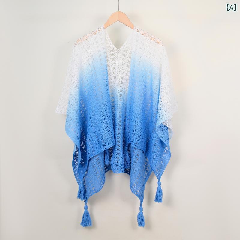 ・性別: 女性・主な素材: ポリエステル・カラー展開: グラデーションブルー、グラデーショングリーン、グラデーションピンク、グラデーションローズピンク、グラデーションパープル、グラデーションローズパープル・スタイル: レトロエスニック・幅:...