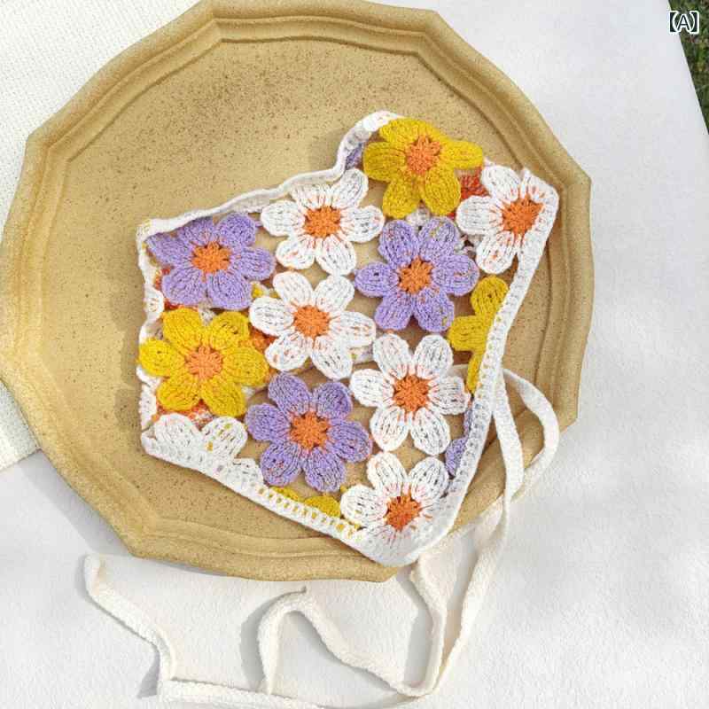 ・カテゴリ: ヘアアクセサリー・種類: ワイドヘアバンド・スタイル: シンプル・デザイン: 花柄・柄: 格子柄・カラー展開: パープルイエロー、ブルーイエロー、ネイビーレッド、ブルーオレンジ、ミックスカラー・デザイン要素: ボヘミアン、カン...