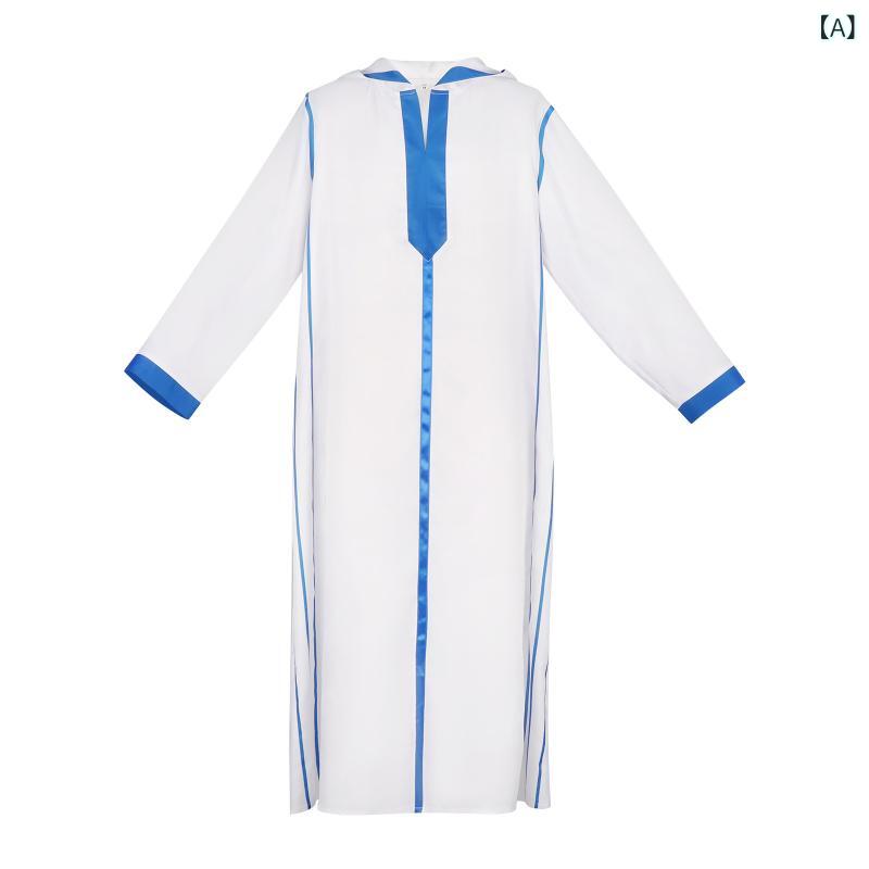 ・カテゴリ: アラブ衣装・性別: ユニセックス・主な素材: ポリエステル 30%～50%未満・カラー展開: 白・サイズ展開: S, M, L, XL, XXL・対象年齢: 18～24歳・テーマ: 人気映画・ドラマ・スタイル: 快適カジュアル