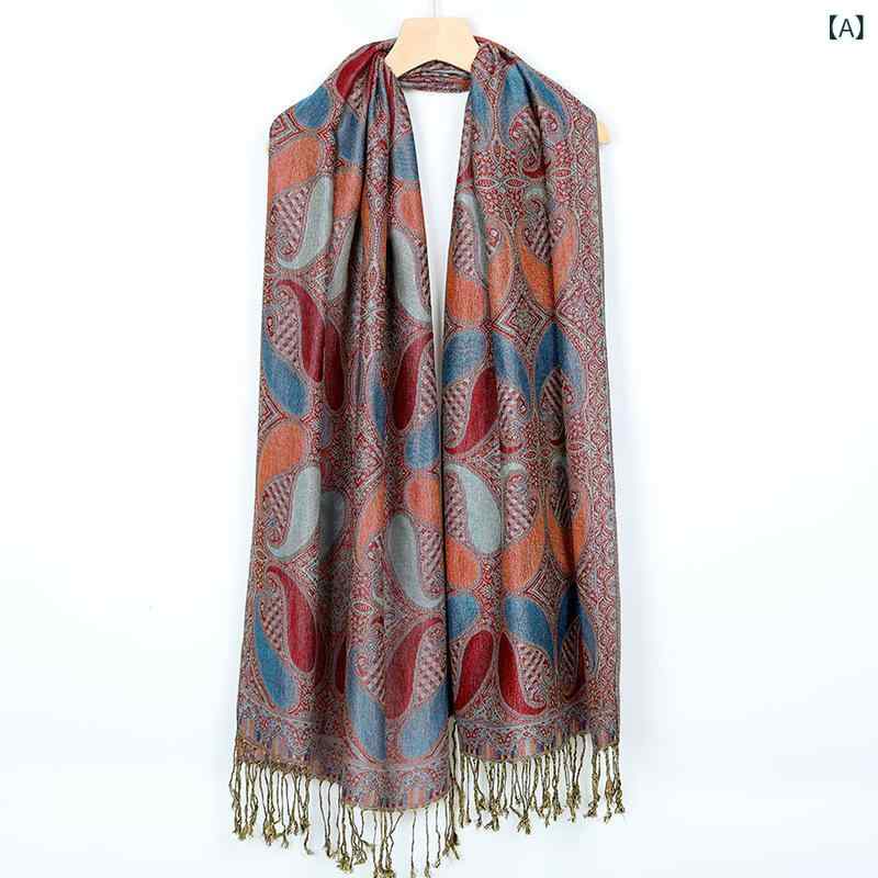 ・カテゴリ: ストール・スタイル: ボヘミアン、レトロ、エスニック、チャイニーズスタイル、古風、エキゾチック・タイプ: 特大ロング・主な素材: ビスコース繊維 51%〜60%・機能: 保温・柄・デザイン: 幾何学模様、リングモチーフ・カラー...