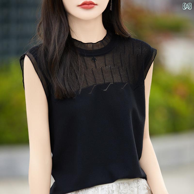 ・タイプ: プルオーバー・フィット: レギュラーフィット・着丈: ミドル丈・柄: 立体柄・装飾: スパンコール・主な素材: ポリエステル90～95%、スパンデックス5～10%・カラー展開: ブラック、ホワイト、ライトグレー・サイズ展開: S...