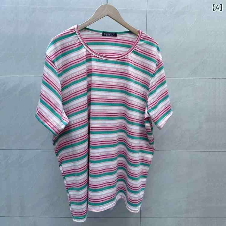 ・主な素材: ポリエステル90%〜95%・カラー: ピンク・サイズ展開: L、4XL、5XL、6XL、7XL、8XL・スタイル: 日韓カジュアル・ネックライン: クルーネック・フィット: ルーズフィット・デザイン: プルオーバー・袖タイプ:...