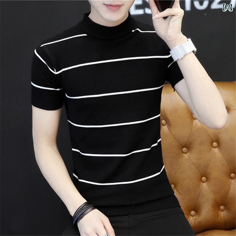 ・カテゴリ: Tシャツ・スタイル: ユニセックス・主な素材: 羊毛85%・フィット: スリム・ネックライン: タートルネック・袖丈: 半袖・袖タイプ: レギュラー・厚さ: 標準・重さ: 400g以上・柄: マリン・用途: 日常・対象: 成人...