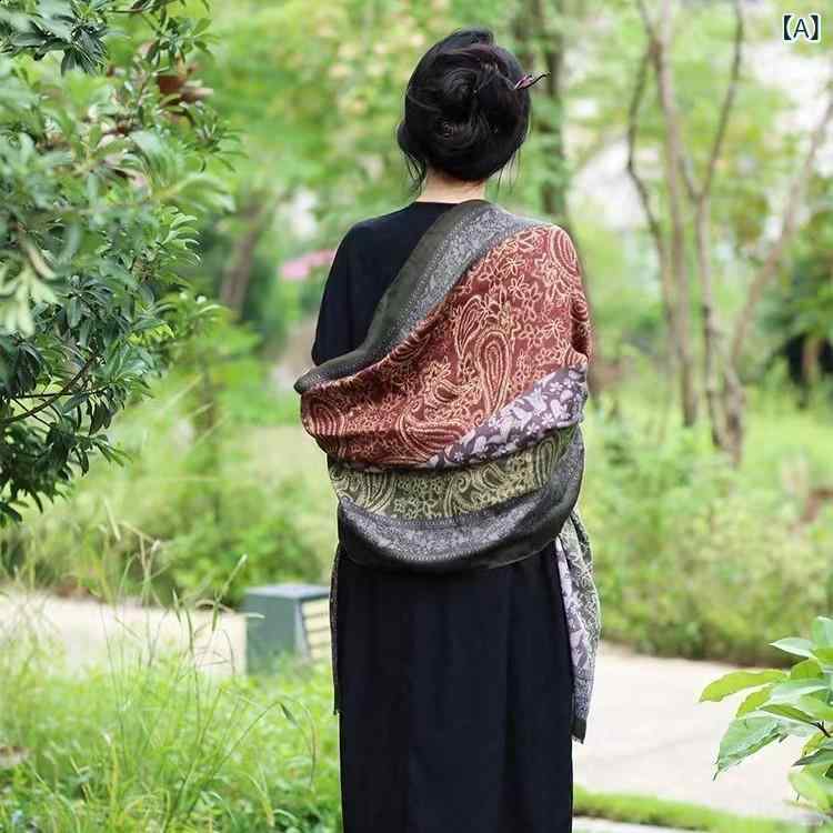 ・性別: 女性・主な素材: 綿・カラー: カーキ・スタイル: 日韓スウィート・長さ: 180cm・幅: 90cm・機能: 保温・加工方法: プリント・デザイン要素: フリンジ・タイプ: 長尺