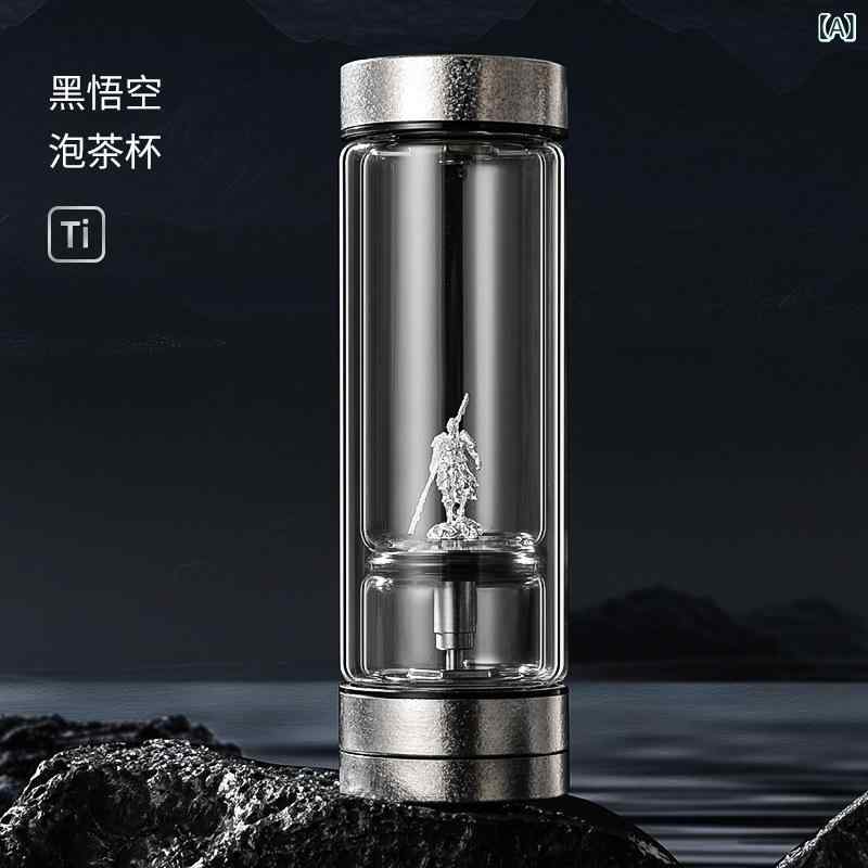 ・カテゴリ: 茶器・スタイル: モダン、シンプル・機能: 耐熱、密閉、漏れ防止、やけど防止、断熱、茶水分離・構造: 二重層・使用場所: オフィス・対象: ユニセックス・柄: 無地・形状: 円柱・重量: 約490g・ギフト対象: 男性・適用イ...