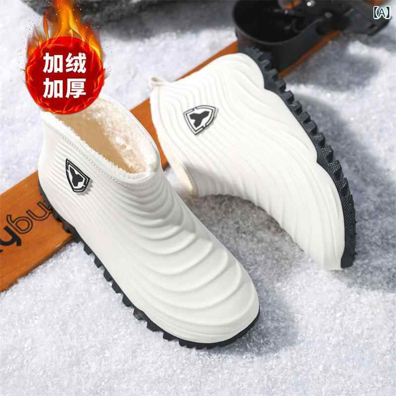 2個セット・カテゴリ: メンズレインブーツ ・性別: ユニセックス ・スタイル: パンク ・アッパー素材: PVC ・ソール素材: PVC ・ソール製法: 射出成形 ・筒丈: ミドル ・ブーツ筒素材: プラスチック ・裏地素材: フェイクフ...