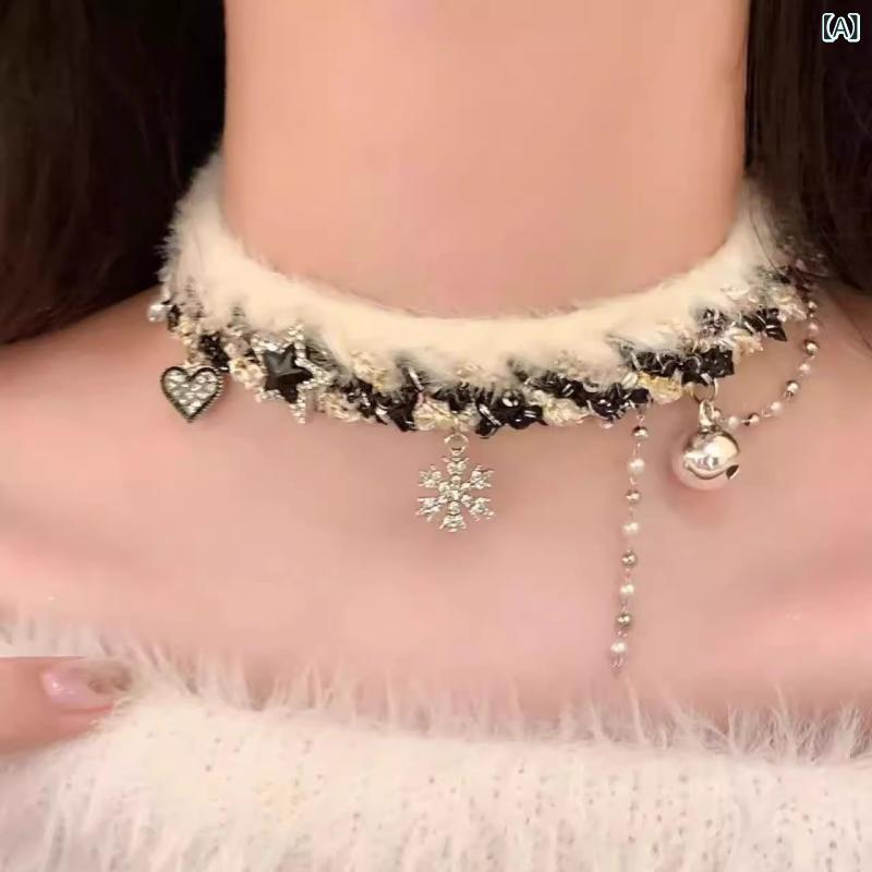 2個セット・カテゴリ: ネックレス・スタイル: 清新甜美・素材: 合金・ペンダント素材: 合金・形状: ハート形、幾何学模様・デザイン: 多層・デザイン要素: タッセル、形状/パターン・長さ: 41cm～50cm・重さ: 約0.2g・加工方...