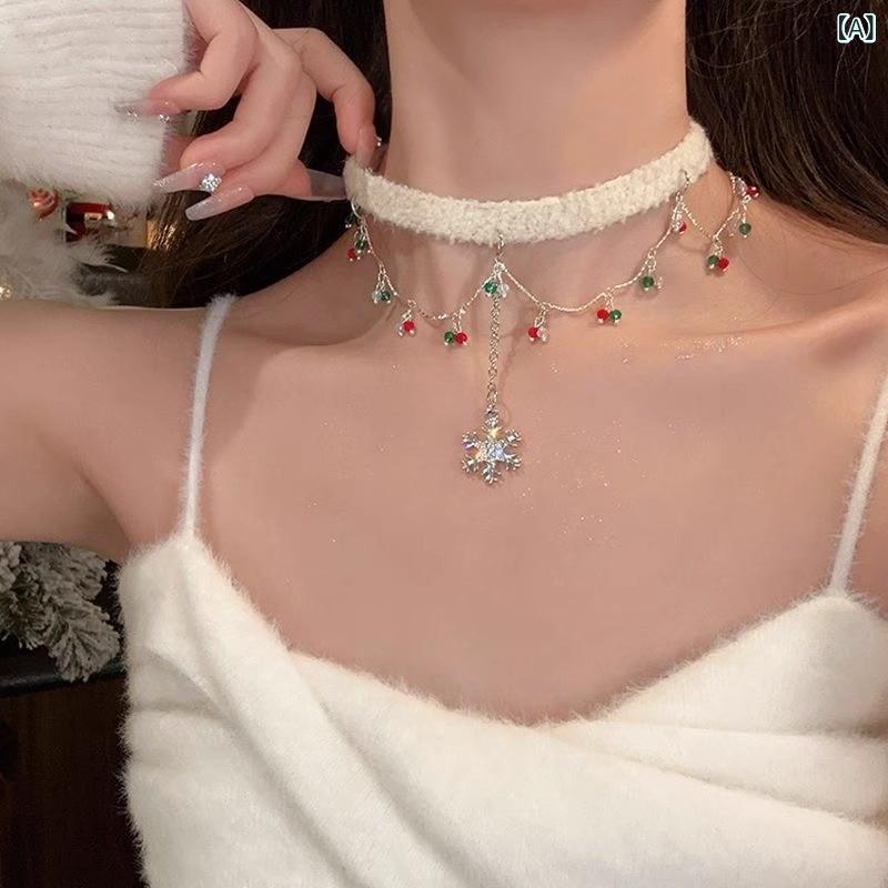 ・カテゴリ: ネックレス・スタイル: フレッシュスウィート・対象: レディース・主な素材: 合金・チャーム素材: 合金・加工方法: メッキ加工・デザイン: 幾何学模様・デザイン要素: 雪の結晶、ナチュラル・チェーンの種類: 通常チェーン・首...