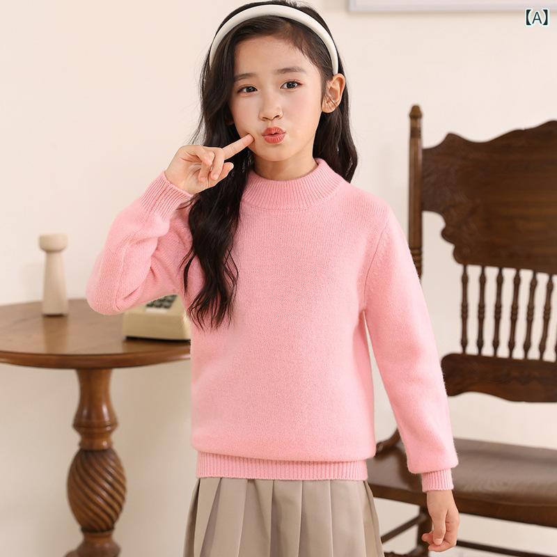 ・カテゴリ: キッズセーター ・性別: ユニセックス ・スタイル: ベーシック ・主な素材: 羊毛100% ・生地加工: 剪毛、柔軟加工 ・ネックライン: ハイネック ・袖丈: 長袖 ・厚さ: 厚手 ・毛糸の太さ: 粗毛糸 ・柄: 無地 ・...