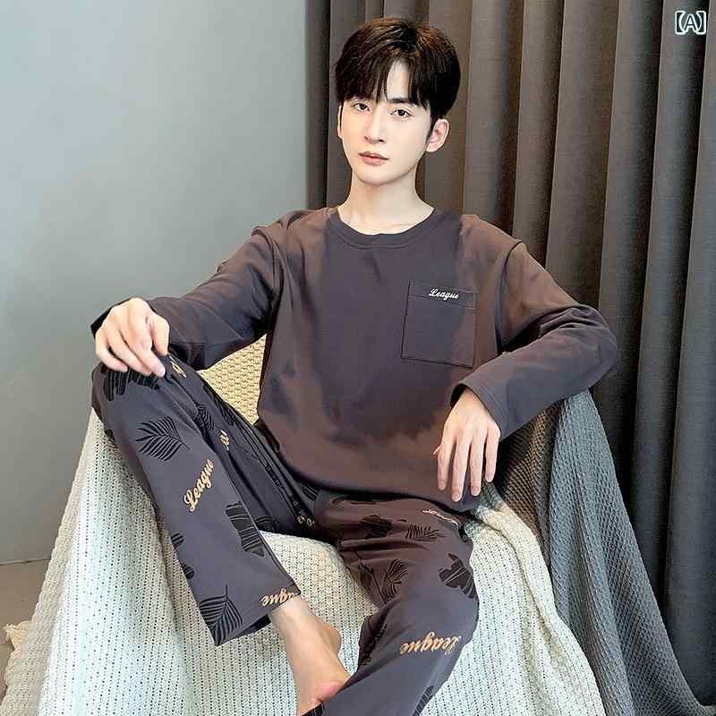 ・カテゴリ: セットアップ・主な素材: 綿90-95%・厚さ: 中厚・ネックライン: クルーネック・袖丈: 長袖・丈: 長ズボン・機能: ストレッチ、ルームウェア、保温、快適、外着可・対象: 男性・用途: アウトドア、ルームウェア、ホテル・...