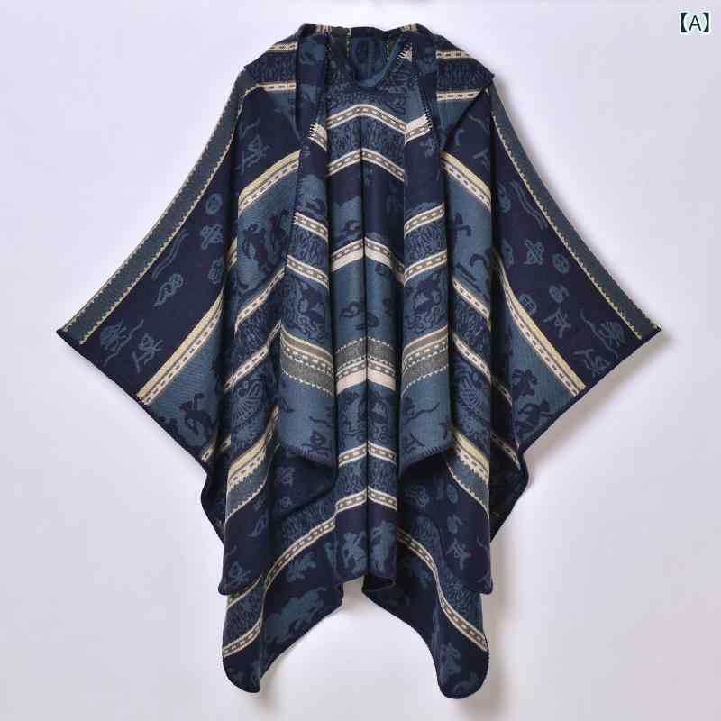 ・性別: 女性・素材: フェイク・カラー展開: 紺、湖の青、黒灰、オレンジ、黒赤、コーヒー、黒キャメル・スタイル: マルチ・サイズ: 約130cm×150cm・編み方: 平織り・柄: 幾何学模様・機能: 保温・加工方法: ジャカード織り・特...