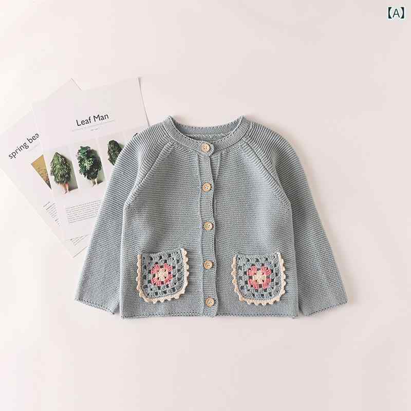 ・カテゴリ: 子供用ニット・性別: ユニセックス・スタイル: 韓国風・対象年齢: 1〜3歳・主な素材: 綿92%・カラー: スモーキーグレーブルー・サイズ展開: 66cm、73cm、80cm、90cm、100cm