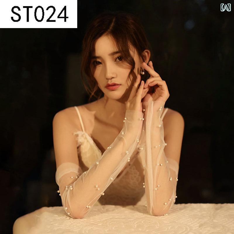 ・性別: 女性・機能: 保温・素材: サテン・デザイン: レースパール・スタイル: ファッションOL