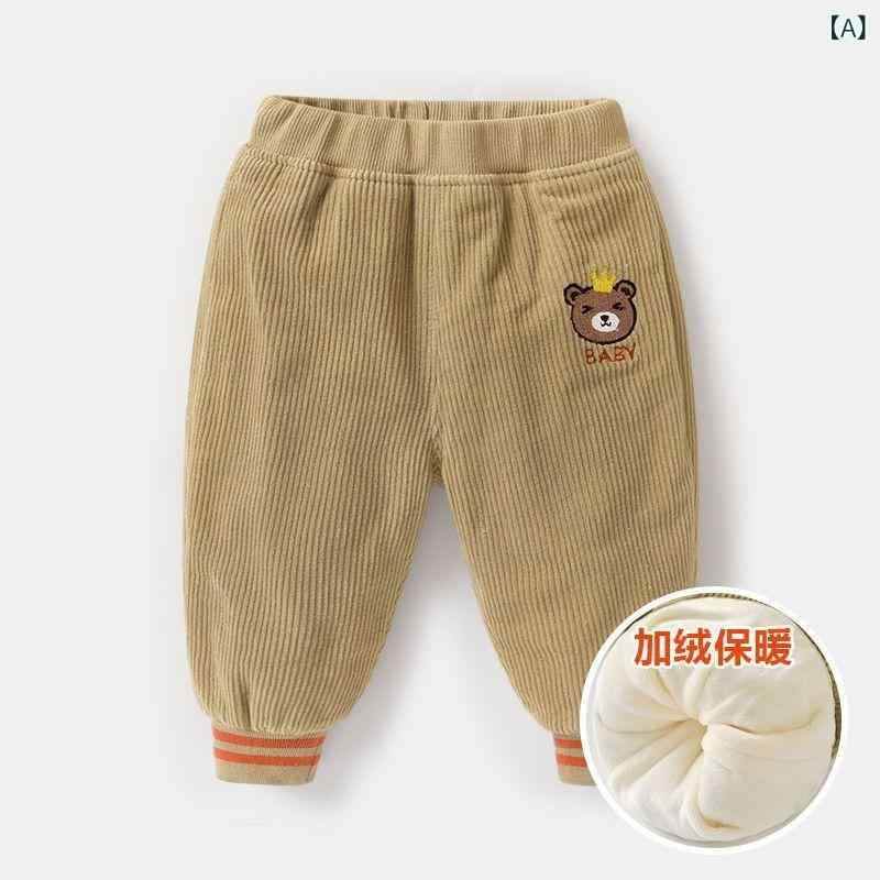 2個セット・カテゴリ: キッズパンツ・スタイル: 韓国風、スポーツ、かわいい、トレンド・主な素材: コーデュロイ・素材: ポリエステル95%・丈: 長ズボン・性別: ユニセックス・対象年齢: 3～8歳 (100～140cm)・パンツスタイル...