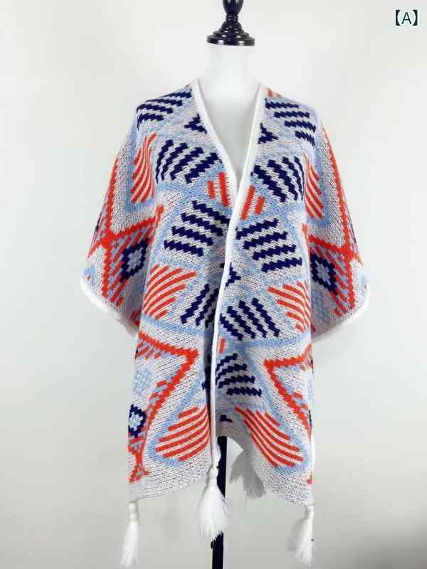 2個セット・性別: ユニセックス・素材: 毛糸・着用シーズン: 冬、春、秋・カラー展開: ウクレレレッド、ウクレレネイビー、ブルー・スタイル: ボヘミアン・編み方: 平編み・柄: 幾何学模様・機能: 保温・加工: ジャカード織り・デザイン:...