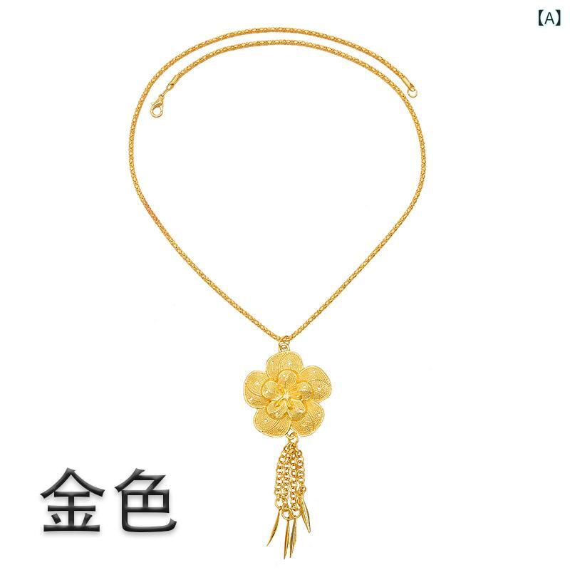 2個セット・カテゴリ: ウエストチェーン・スタイル: エスニック・対象: 女性・対象年齢: 若年層・素材: 金属・デザイン: タッセル・仕様: シングルループ・カラー展開: ゴールド、シルバー・サイズ: 115cm・長さ: 105cm・幅:...