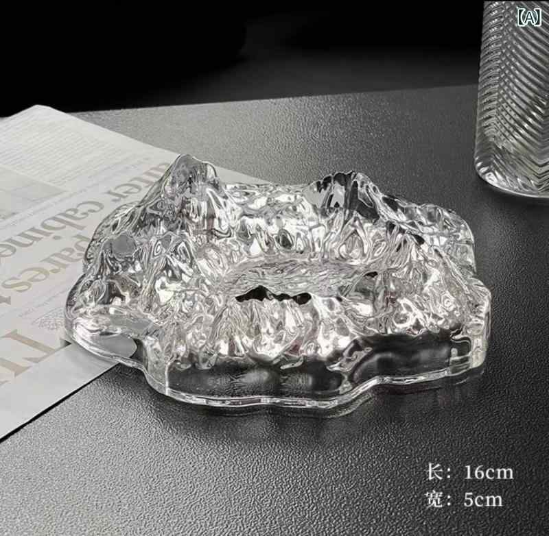 2個セット・素材: ガラス ・サイズ: 約16cm ・カラー展開: 透明、フロスト、琥珀、オーロラ ・スタイル: 北欧、欧風、ライトラグジュアリー