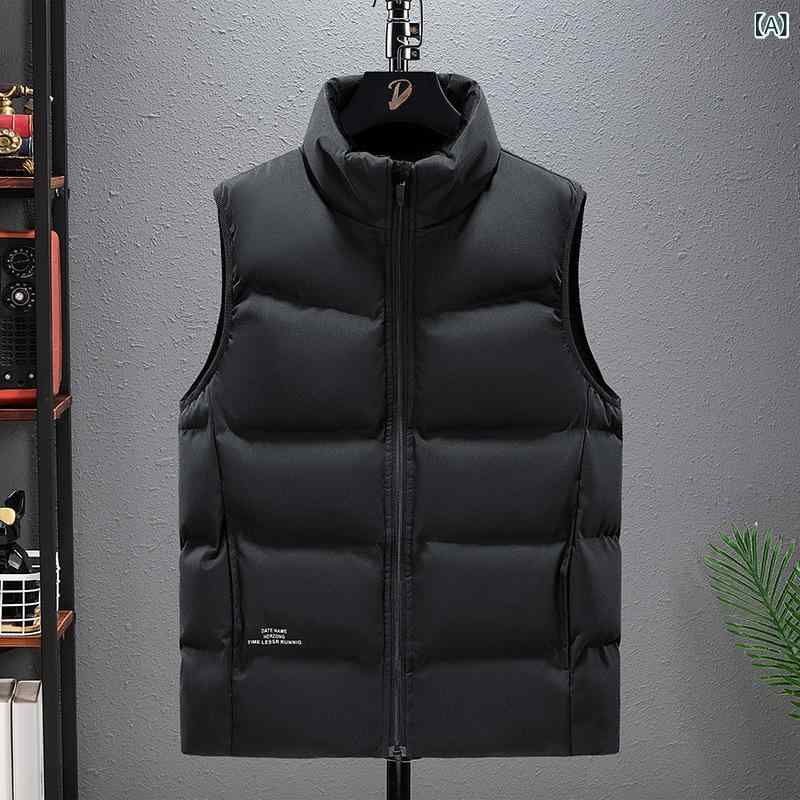 ・カテゴリ: ダウンベスト・スタイル: カジュアル・フィット: スリム・開閉: ジップアップ・ネックライン: スタンドカラー・厚さ: 標準・柄: 無地・主な素材: ナイロン100%・裏地: ナイロン・用途: カジュアル・対象性別: ユニセッ...