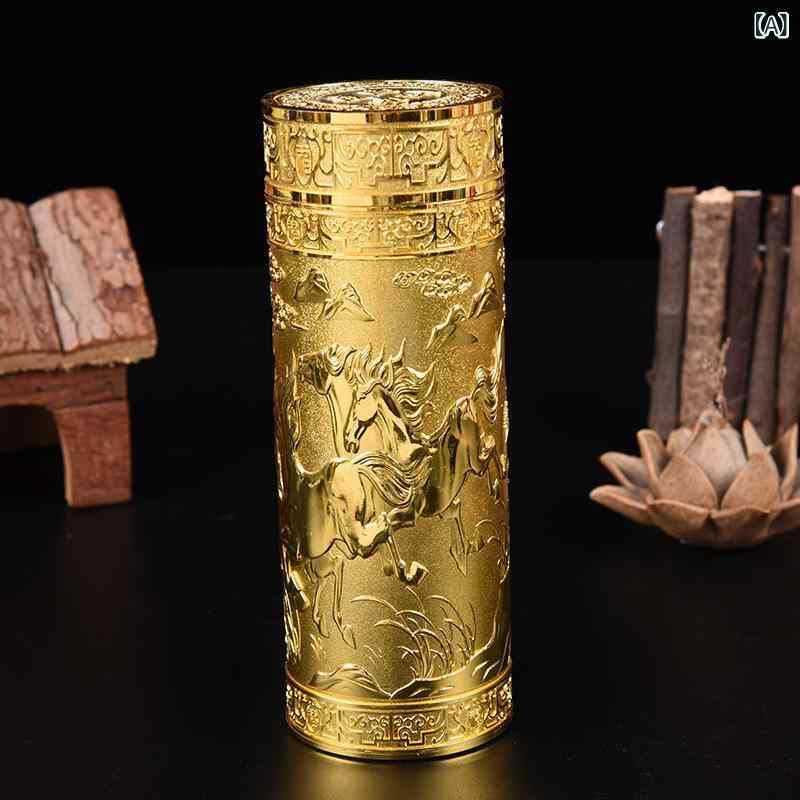 ・スタイル: ストレートカップ・保温時間: 6～12時間・素材: 内側304ステンレス、外側メッキ亜鉛合金・テイスト: 中華風・機能: 家庭用、携帯用、真空、保温・ギフト用途: ポイント交換品、ビジネスギフト、広告宣伝品、販促品、会議記念品...