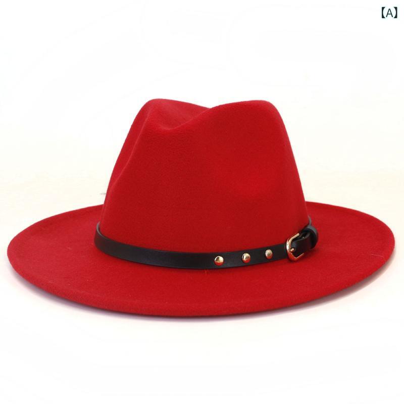 ・カテゴリ: ハット・クラウンスタイル: ベル型・つばのスタイル: 広つば・カラー展開: レッド、イエロー、パープル、カーキ、ブラック、ホワイト、ピンク、オレンジ、ワインレッド、ローズレッド、キャメル、ネイビー、ロイヤルブルー、ミリタリーグ...