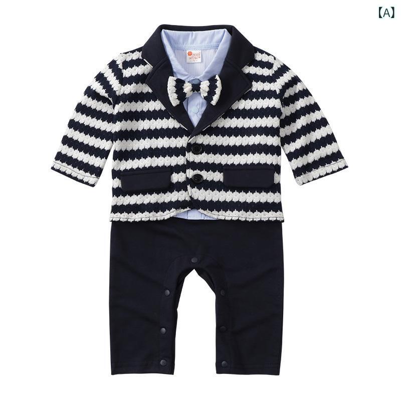 ・対象年齢: 新生児（0〜1歳、身長80cm以下）・性別: 男の子用・袖丈: 長袖・厚さ: 薄手・主な素材: 綿90%・開閉方法: プルオーバー・スタイル: ブリティッシュ・カテゴリ: ロンパース