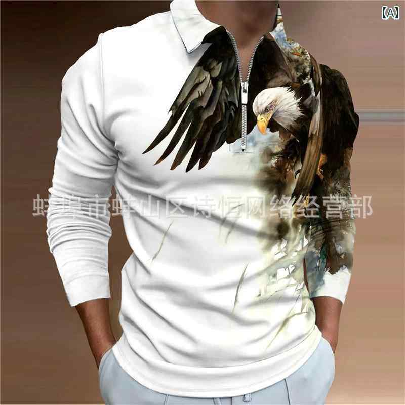 ・カテゴリ: ポロシャツ・スタイル: カジュアル・シルエット: ゆったり・袖丈: 長袖・主な素材: ポリエステル80%・生地: メッシュ生地・柄: 配色・加工: プリント、染色・厚み: 普通・用途: カジュアル・ディテール: ジッパー装飾・...