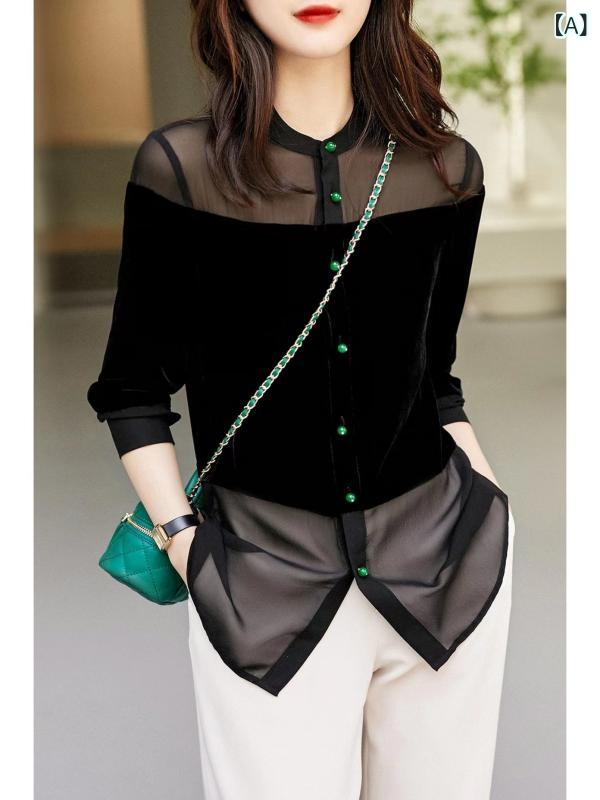 ・カテゴリ: シャツ・アイテム種類: カーディガン・スタイル: エレガント・主な素材: ポリエステル90%〜95%未満・柄: 無地・袖丈: 長袖・加工: パッチワーク・フィット: ストレート・袖タイプ: レギュラー・デザイン要素: ボタン・...