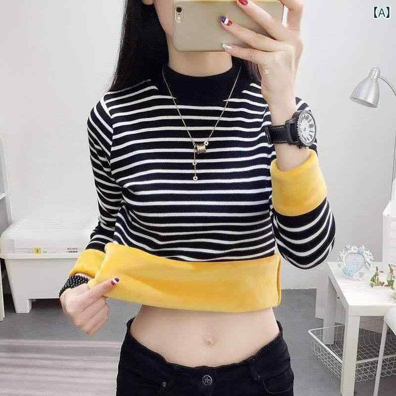 ・カテゴリ: Tシャツ・主な素材: ポリエステル・柄: ストライプ・タイプ: プルオーバー・袖丈: 長袖・デザイン: 切り替え・フィット: ルーズフィット・ネックライン: ハイネック・カラー展開: ブラック、レッド、キャラメル・サイズ展開:...