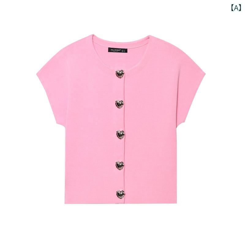 ・カテゴリ: ニット・スタイル: ストリート、欧米風・素材: ポリエステル・デザイン: キャミソール・フィット: スリムフィット・ネックライン: クルーネック・特徴: バックオープン・カラー: ピンク・サイズ展開: S, M, L