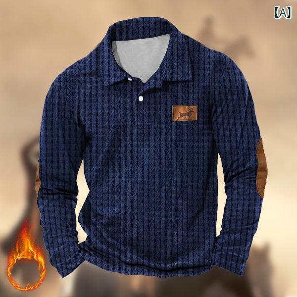 ・カテゴリ: ポロシャツ・スタイル: アメカジ・主な素材: ポリエステル・フィット: ルーズフィット・袖丈: 長袖・柄: デジタルプリント・加工: パッチワーク・厚さ: 普通・着用シーン: カジュアル・機能: 通気性、洗濯機洗い可、アイロン...