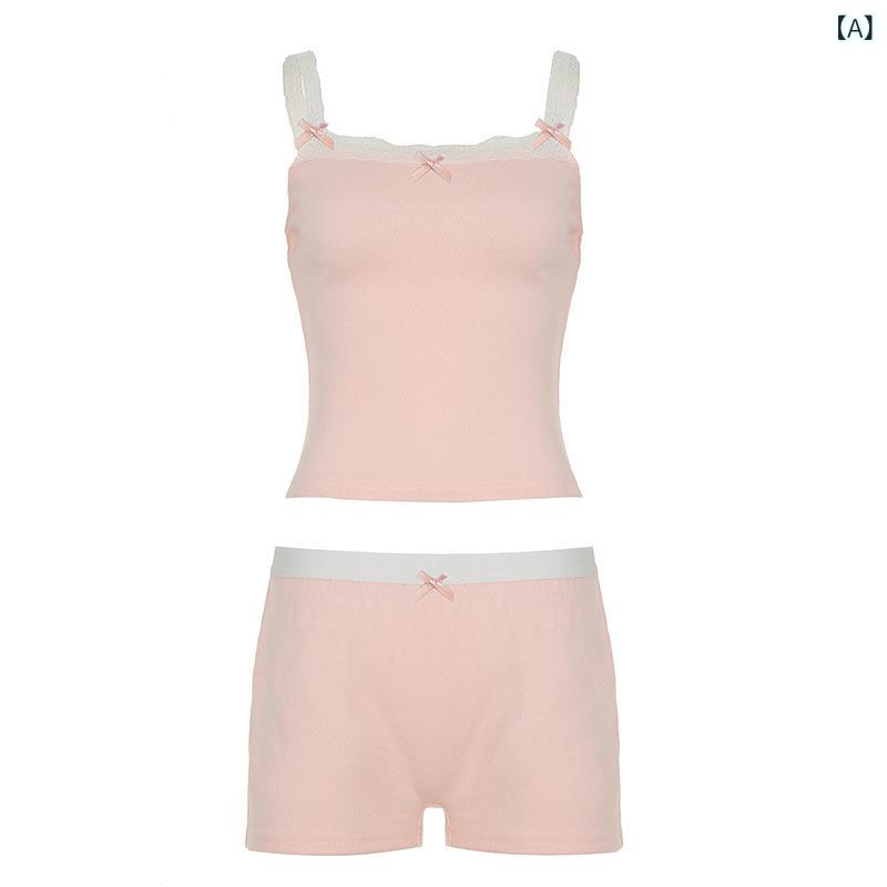 ・カテゴリ: カジュアルセットアップ・スタイル: 純欲風・対象: レディース・セットアップ: パンツセット・パンツ丈: ショートパンツ・袖丈: ノースリーブ・生地: ニット・主な素材: ポリエステル・素材2: ポリウレタン・加工: パッチワ...