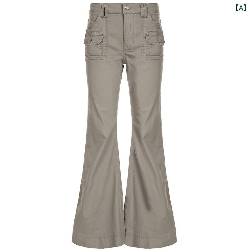 ・カテゴリ: ジーンズ・スタイル: ブーツカットパンツ・主な素材: 綿80〜90%、ポリエステル30%未満・生地: デニム・丈: フルレングス・ウエスト: ローライズ・厚さ: 普通・伸縮性: ややあり・加工: サンドウォッシュ・テイスト: ...