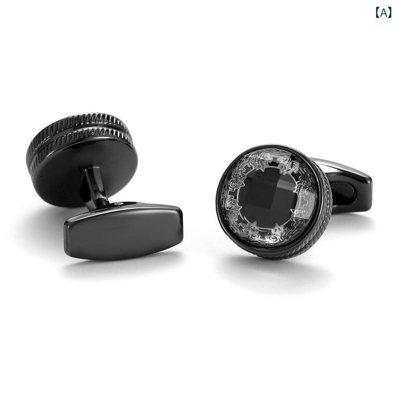 ・スタイル: カジュアル・対象: メンズ・形状: 丸型・加工: 電鍍・贈答シーン: 旅行記念、展示会、販促品、従業員福利厚生、周年記念、ビジネスギフト、開業祝い・種類: カフス