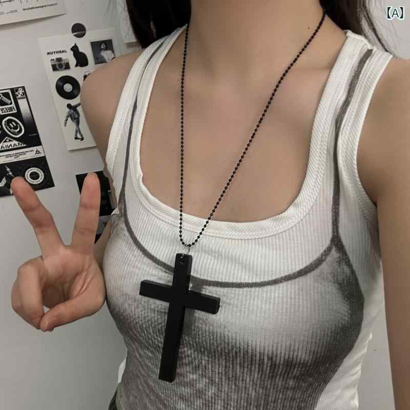 ・カテゴリ: ネックレス・スタイル: ダーク系・テイスト: 個性派・: 幾何学模様・人気要素: クロス・素材: 合金・ペンダント素材: 合金・加工方法: 電鍍・チェーンスタイル: スタンダードチェーン・周囲: 61cm～70cm・重さ: 約...