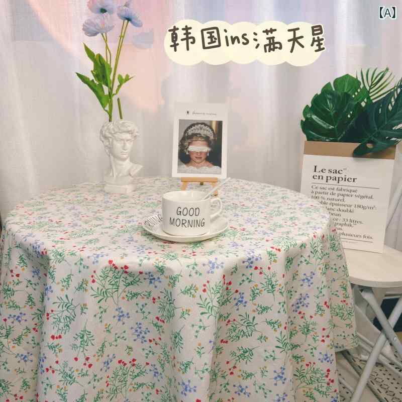 ・カテゴリ: テーブルクロス・スタイル: レトロ・主な素材: ポリエステル・形状: 長方形・カラー: 花柄（カスミソウ）・サイズ展開: 40x60cm, 60x60cm, 60x90cm, 60x150cm, 80x120cm, 90x90...