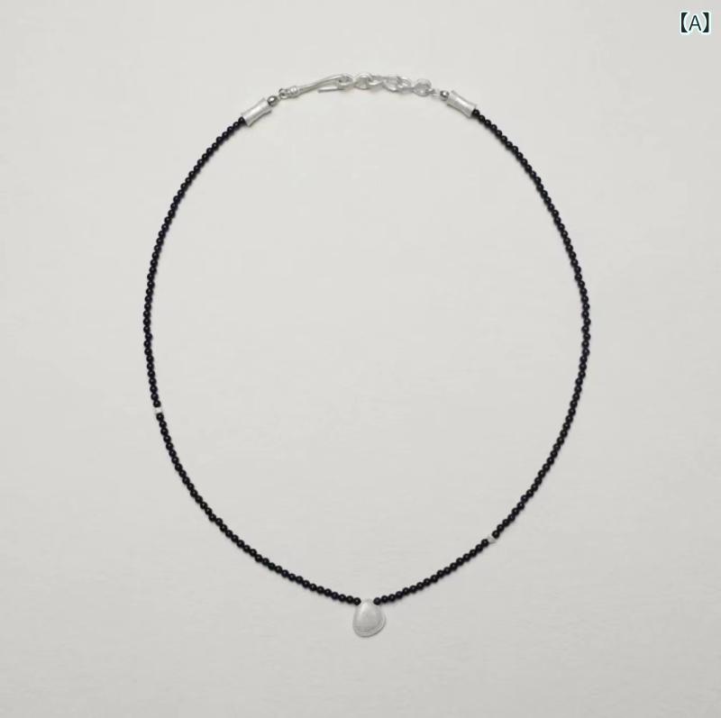 ・主な素材: 925シルバー・デザイン: 幾何学型・ペンダント素材: 925シルバー・チェーン長さ: 約41cm〜50cm・カラー: シルバー・モチーフ: 貝殻・スタイル: シンプル、ファッション・通勤・カテゴリ: ネックレス・対象: レディース
