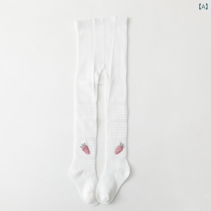 ・カテゴリ: タイツ・性別: 女の子用・加工: メッシュ・機能: 通気性、伝線防止・厚さ: 薄手・柄: 横縞・: かわいい・主な素材: コーマ綿78%・カラー展開: ホワイト、ピンク、グレー・サイズ展開: 60-70cm、70-80cm、8...