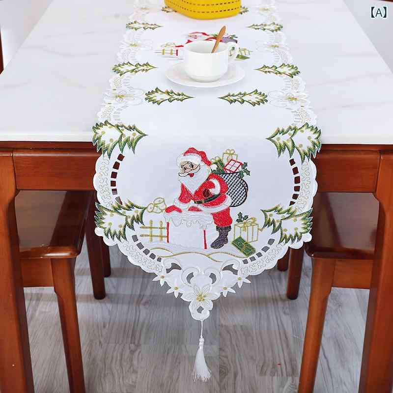 ・カテゴリ: テーブルランナー・主な素材: ポリエステル・スタイル: 北欧・柄: カートゥーン、アニメ・カラー: ホワイト・サイズ: 40×176cm・使用場所: リビング、ダイニング、商業施設