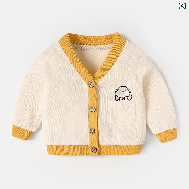 ・性別: ユニセックス・対象年齢: 1〜3歳 (80〜100cm)・ネックライン: 襟付き・スタイル: 韓国・厚さ: 普通・袖丈: 長袖・開閉タイプ: シングルボタン・主な素材: 綿68%・: ウエストベルトなし・カラー展開: ベージュ、イ...