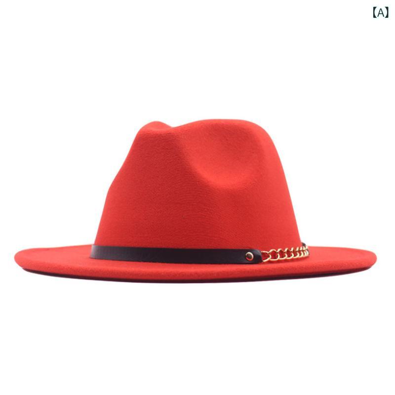 ・カテゴリ: ジャズハット・帽子のトップスタイル: 錐形・帽子のつばスタイル: ワイドブリム・カラー展開: レッド、イエロー、グリーン、ブルー、パープル、カーキ、ブラック、ホワイト、ピンク、オレンジ、ワインレッド、グレー、ローズ、キャメル、...